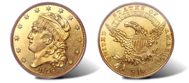 1820s Era Half Eagles Highlight Heritage's Orlando FUN US Coin Auction ...