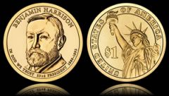 US Mint Sells 3.4M Benjamin Harrison Presidential US Mint Sells 3.4M ...
