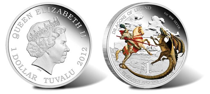 2012 St. George and the Dragon Coin Debuts | CoinNews