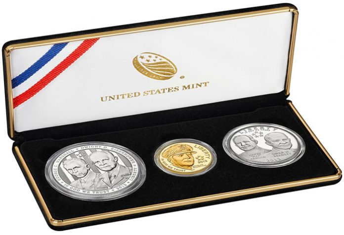 2013 5-Star Generals Commemorative Coins in Gold, Silver and Clad ...