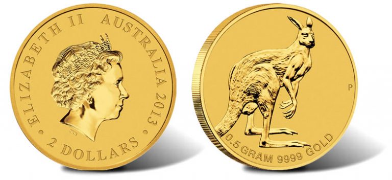 Australian Mini Roo 0.5g Gold Coin for 2013 | CoinNews