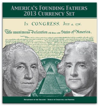 America's Founding Fathers 2013 Currency Set Available | CoinNews
