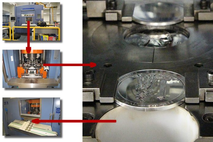 How the Philadelphia Mint Makes ATB 5 Oz Silver Coins | CoinNews