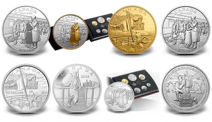 Canada and the First World War Commemorative Coins for 2014 | CoinNews
