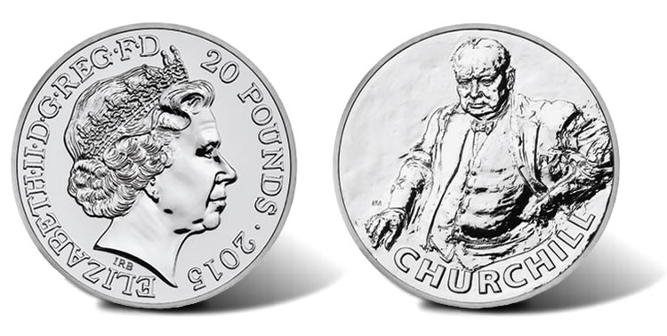 UK 2015 £20 Sir Winston Churchill Silver Coin for £20 | CoinNews
