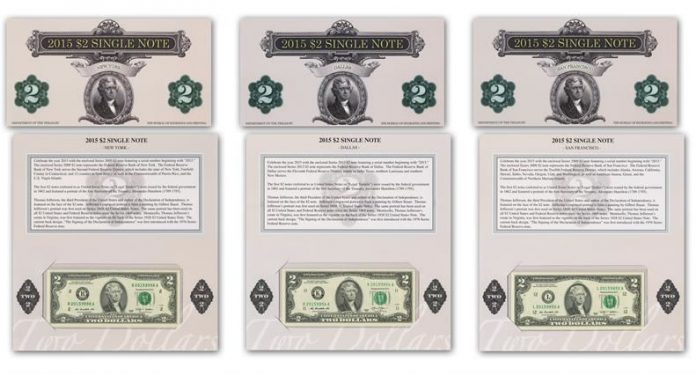 2015 Single Note Collection Includes Three Banknotes | CoinNews