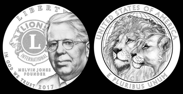 2017 Lions Clubs Commemorative Coin Designs Recommended | CoinNews