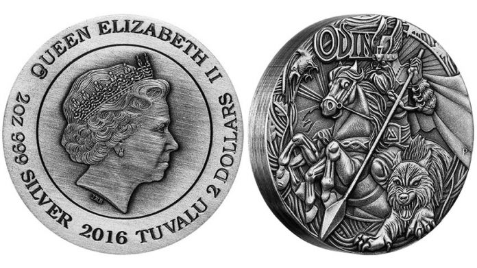 2016 Odin Antiqued Coin in High Relief | CoinNews