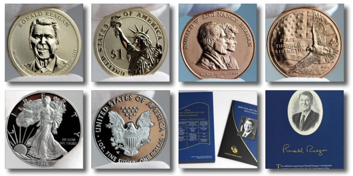 2016 Ronald Reagan Coin & Chronicles Set Photos | CoinNews