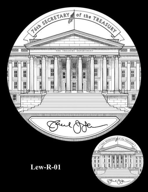 U.S. Treasury Secretary Jacob Lew Medal Designs Recommended | CoinNews