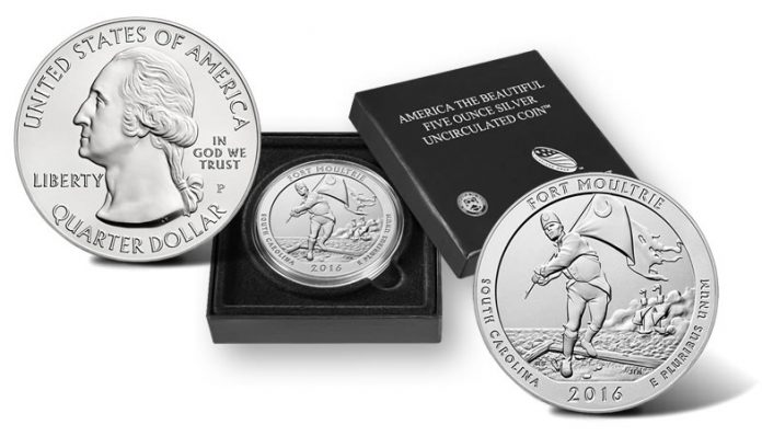 2016 Fort Moultrie 5 Oz Silver Uncirculated Coin Released | CoinNews