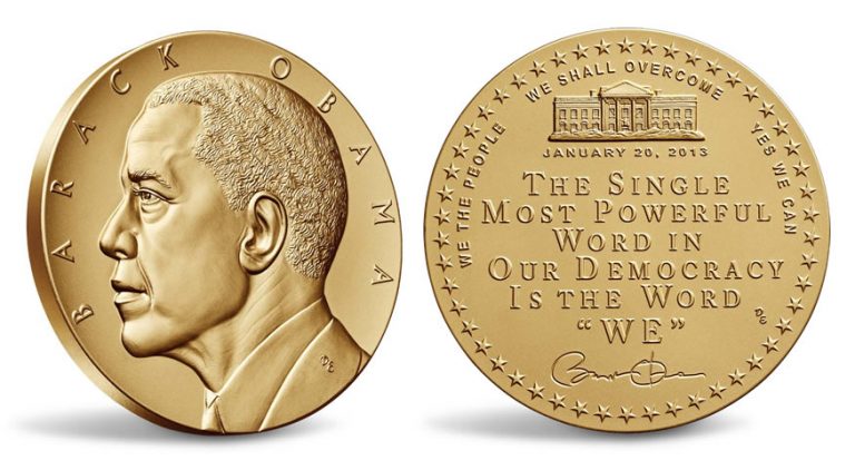 President Obama Receives Medals, Replicas Available for Public | CoinNews
