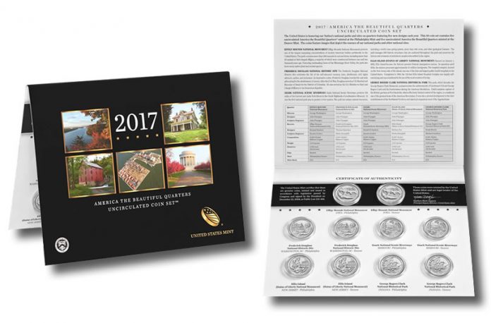2017 Quarters Released in 10-Coin Uncirculated Set for Collectors ...