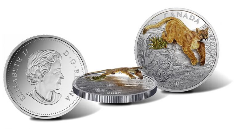 Canadian 2017 Coin Depicts Leaping Cougar in 3D | CoinNews