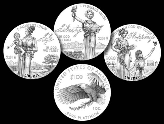 2018-2020 Proof Platinum Eagle Designs | CoinNews