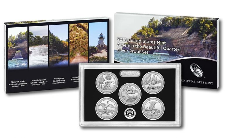 US Mint Sales: 2018 Quarters Silver Proof Set and Pictured Rocks 3-Coin ...