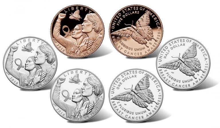 2018 Breast Cancer Awareness Commemorative Coin Images Unveiled | CoinNews