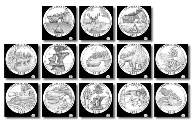 2018 Pictured Rocks Quarters for Michigan Released | CoinNews