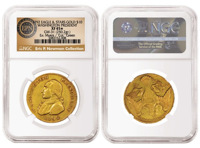 NGC Certifies Newman’s 1792 Washington Gold Eagle | CoinNews