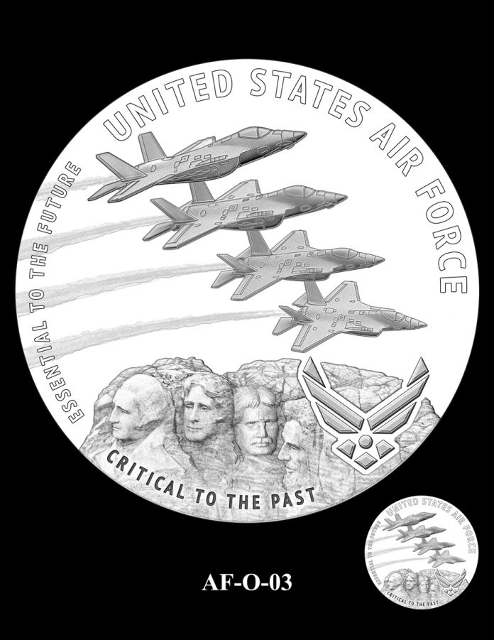 2020 Air Force Silver Medal Candidate Designs | CoinNews
