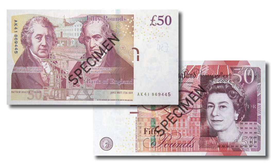 Bank of England Plans New £50 Banknote in Polymer | CoinNews