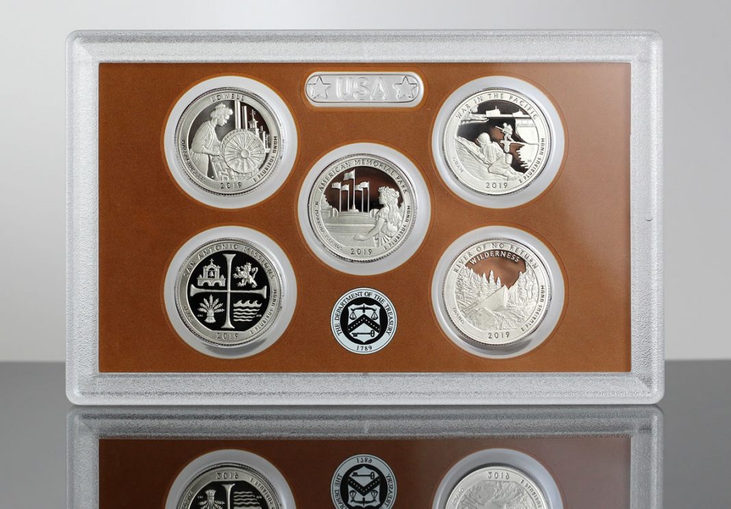U.S. Mint 2019 Quarters Proof Set Features .999 Fine Silver Coins ...