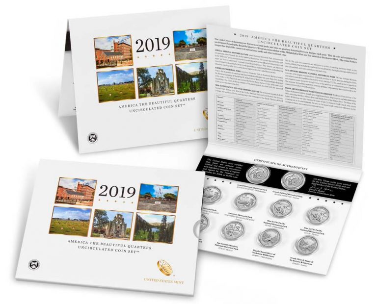 2019 Quarters Issued in 10-Coin Uncirculated Set for Collectors | CoinNews
