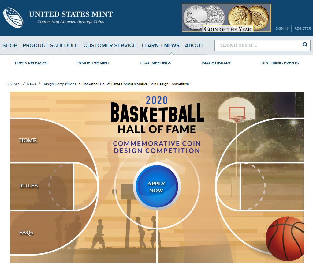 Design Competition for U.S. Basketball Commemorative Coins | CoinNews