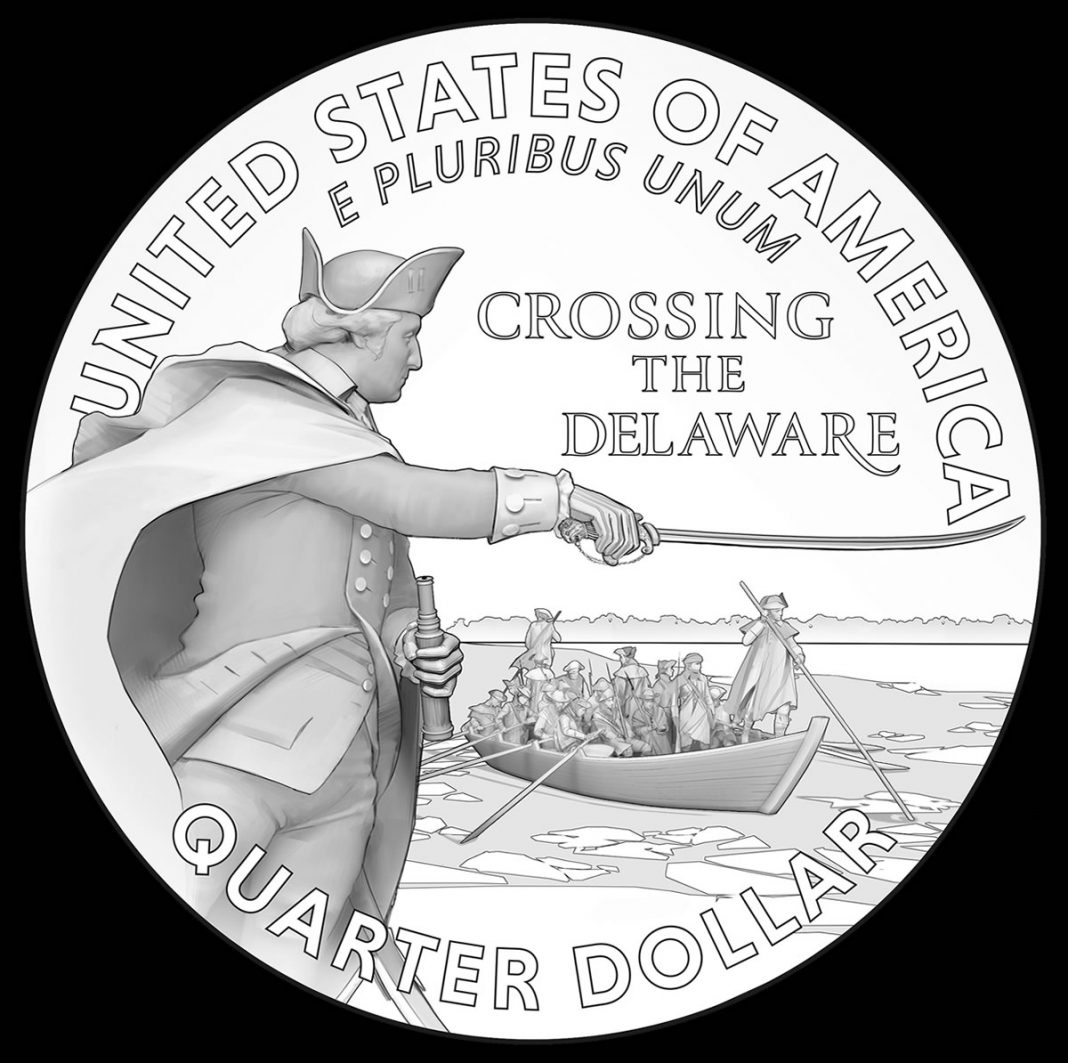 George Washington Crossing the Delaware River Quarter Designs | CoinNews
