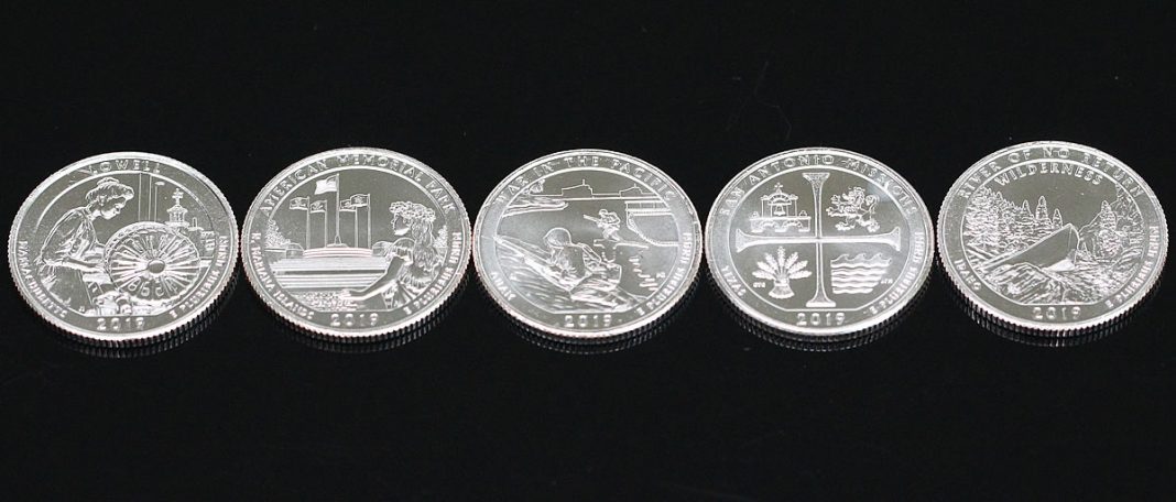 Ten-Coin Set of Circulating 2019 America the Beautiful Quarters for .95 ...