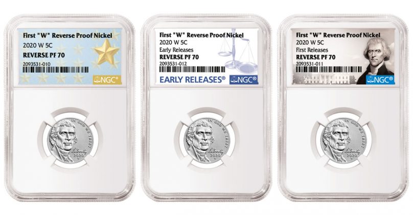 NGC Labels for 2020-W Reverse Proof Nickel | CoinNews