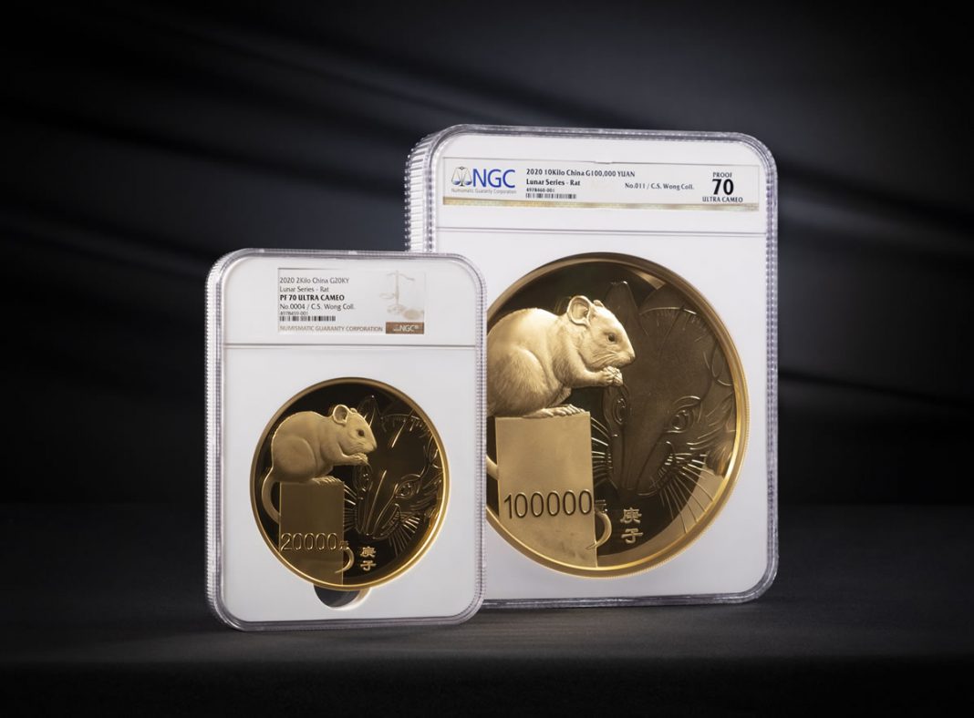 NGC Certifies Giant 2020 Year of the Rat Gold Coins | CoinNews