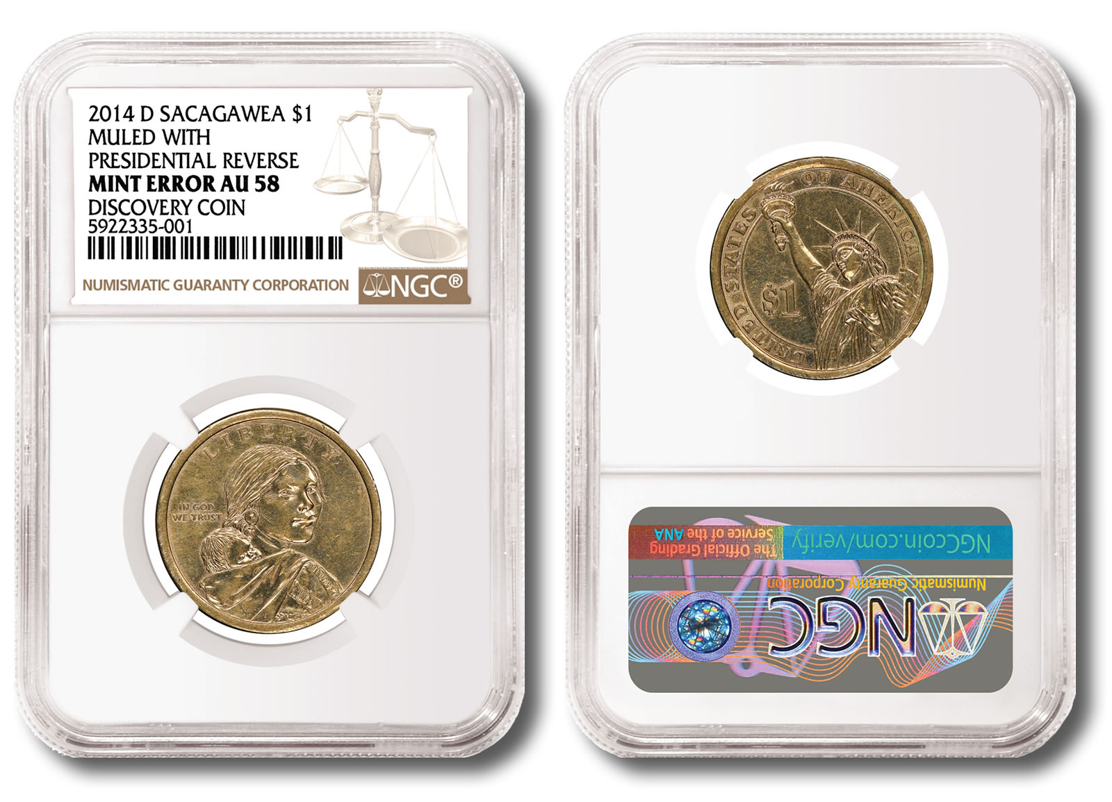 NGC Discovery: Sacagawea-Presidential $1 Mule Error | CoinNews