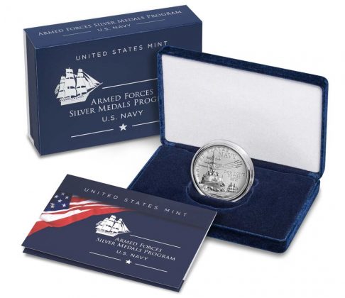 U.S. Navy 2.5 Ounce Silver Medal Released | CoinNews