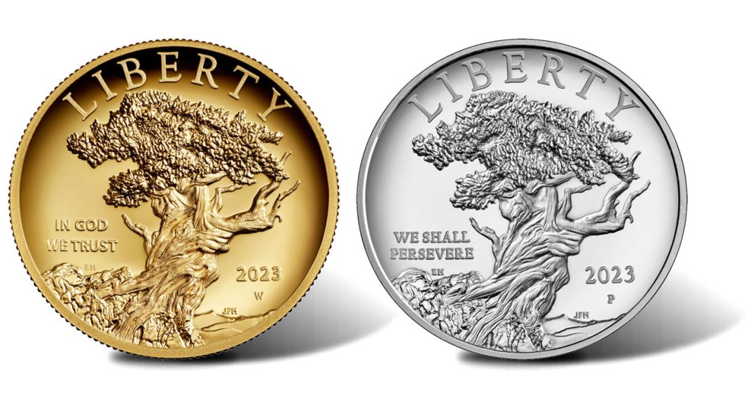 2023 American Liberty Gold Coin and Silver Medal – obverses and ...
