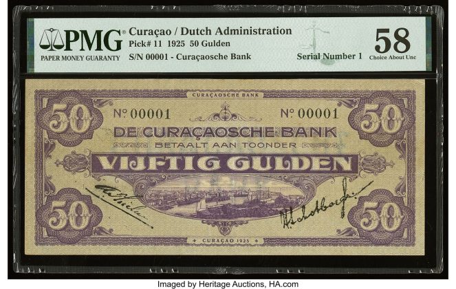 Heritage’s World Paper Money Auction Tops $2.1 Million
