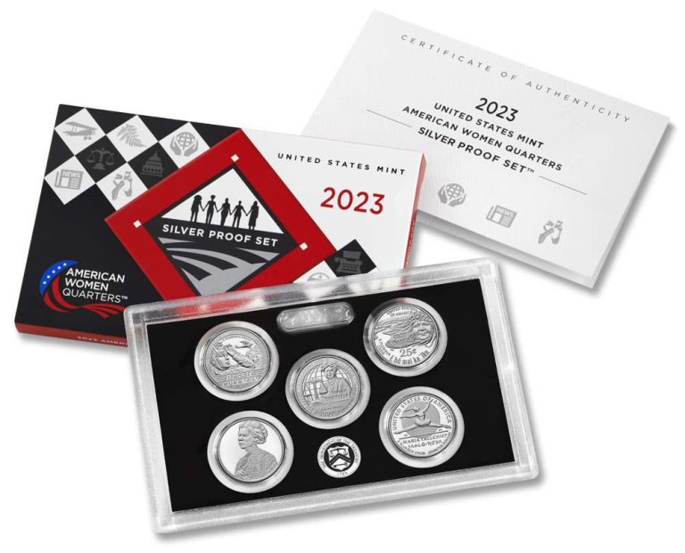 2023 Quarters Celebrating U.S. Women in Silver Proof Set