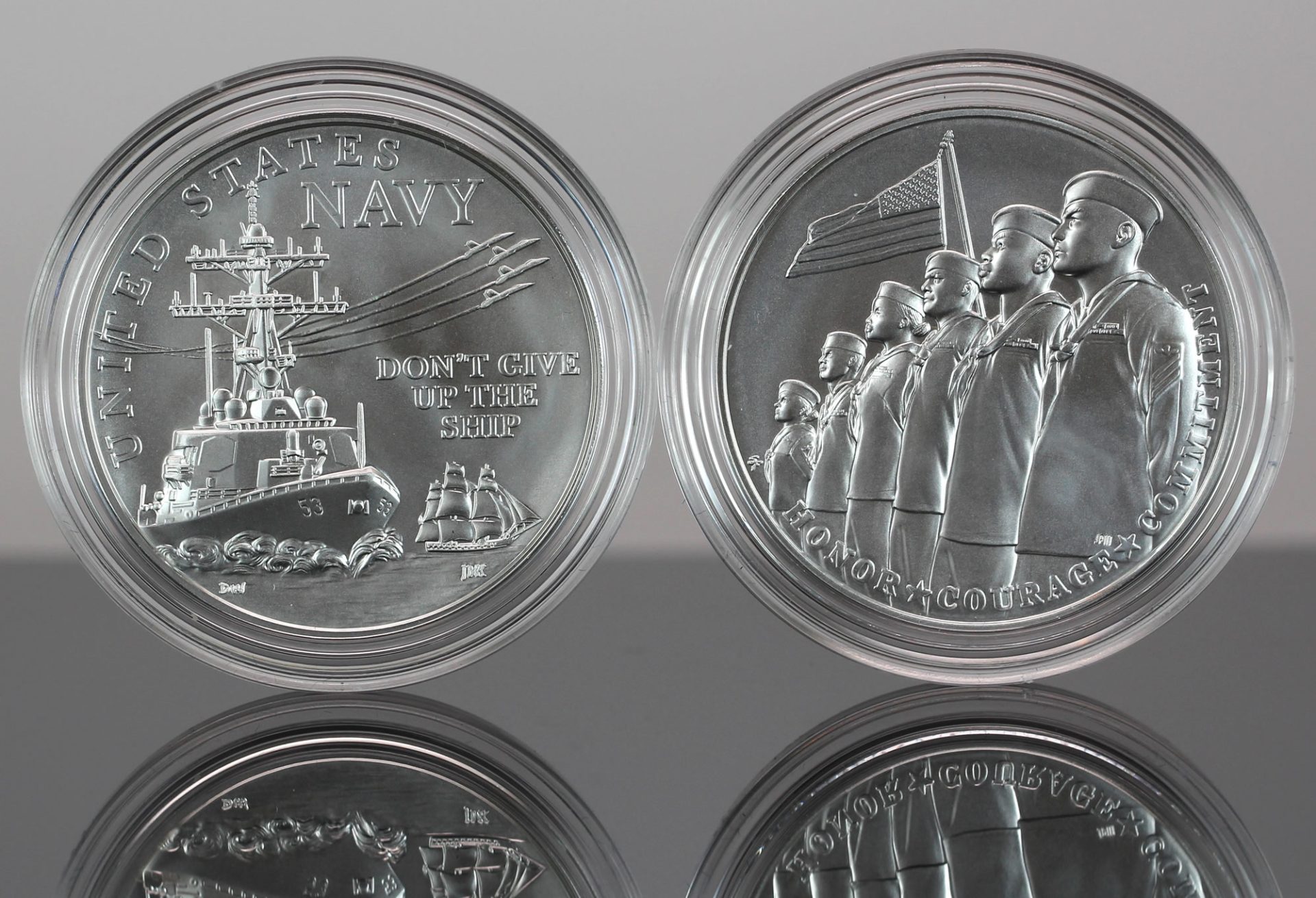 US Mint Sales: Navy 1 Oz Silver Medal Popular