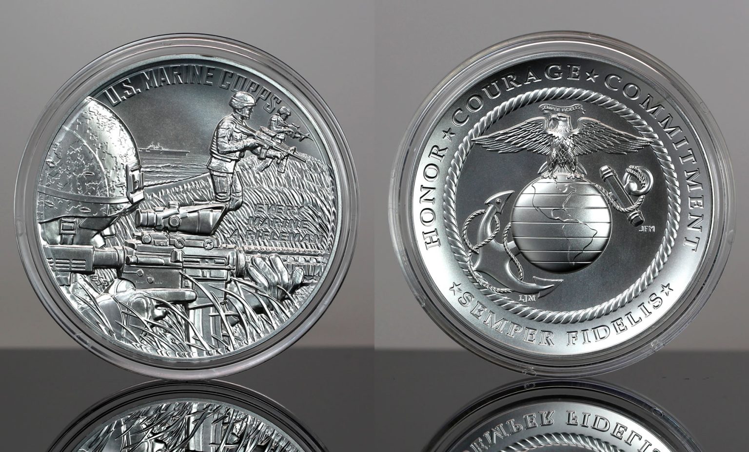 U.S. Marine Corps 1 Ounce Silver Medal Launch