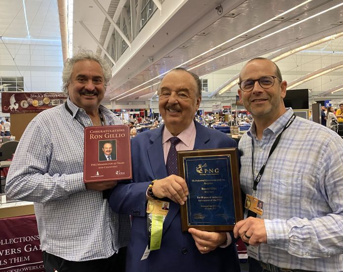 PNG Honors Ron Gillio For 50 Years of Membership and Service