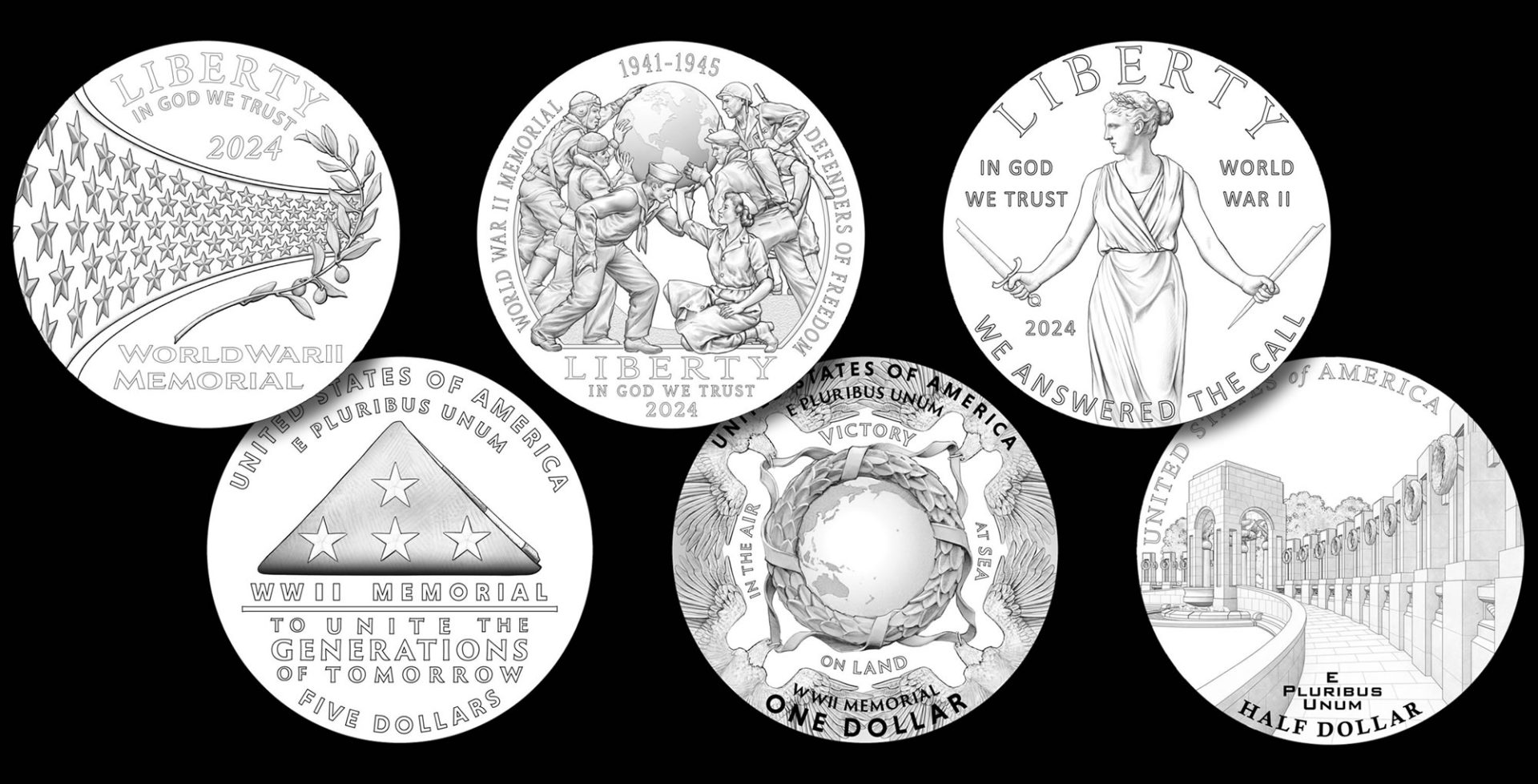 2024 Greatest Generation Commemorative Coin Designs Revealed