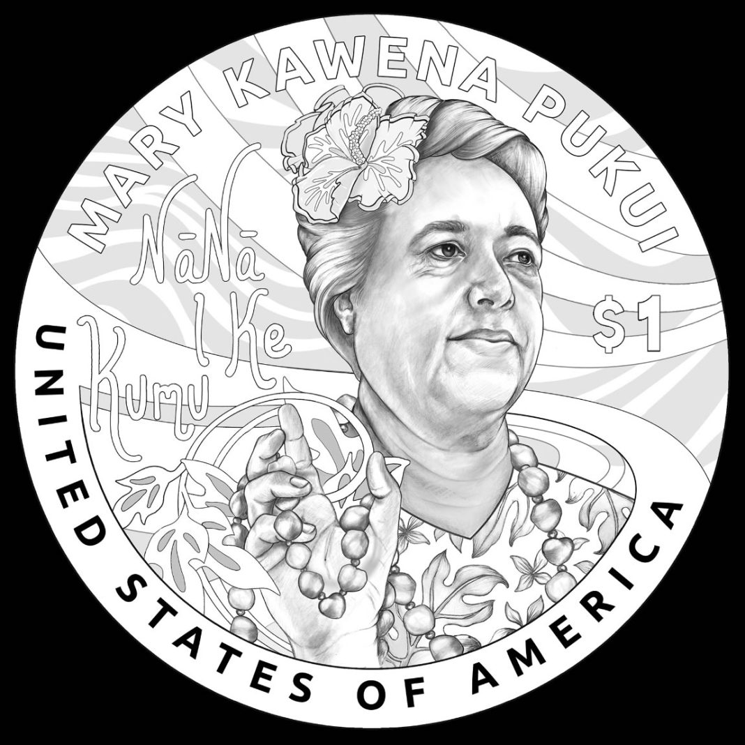 2025 Native American $1 Coin Design Honors Mary Kawena Pukui