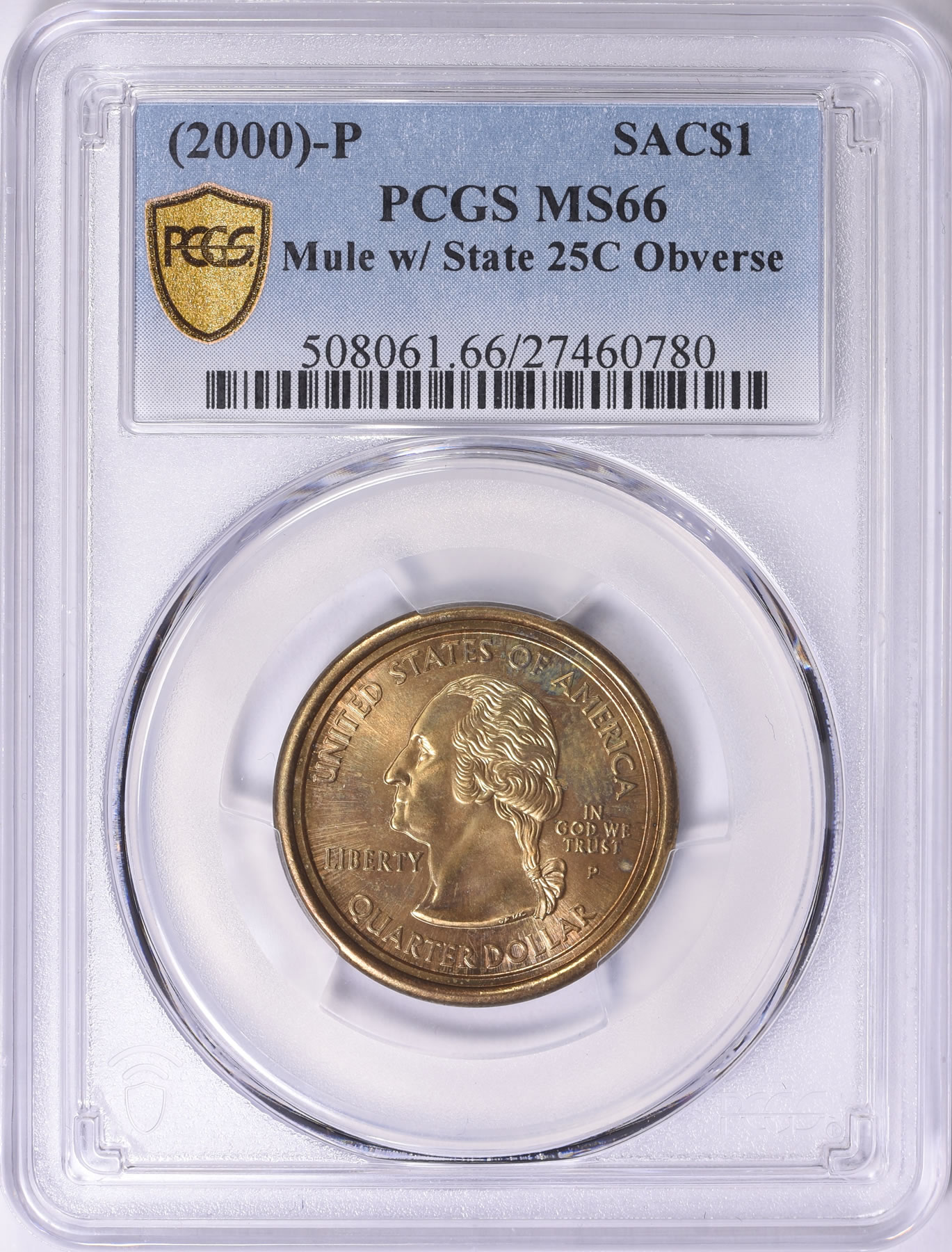 Rare U S Mint 1 25c Error In GreatCollections Auction