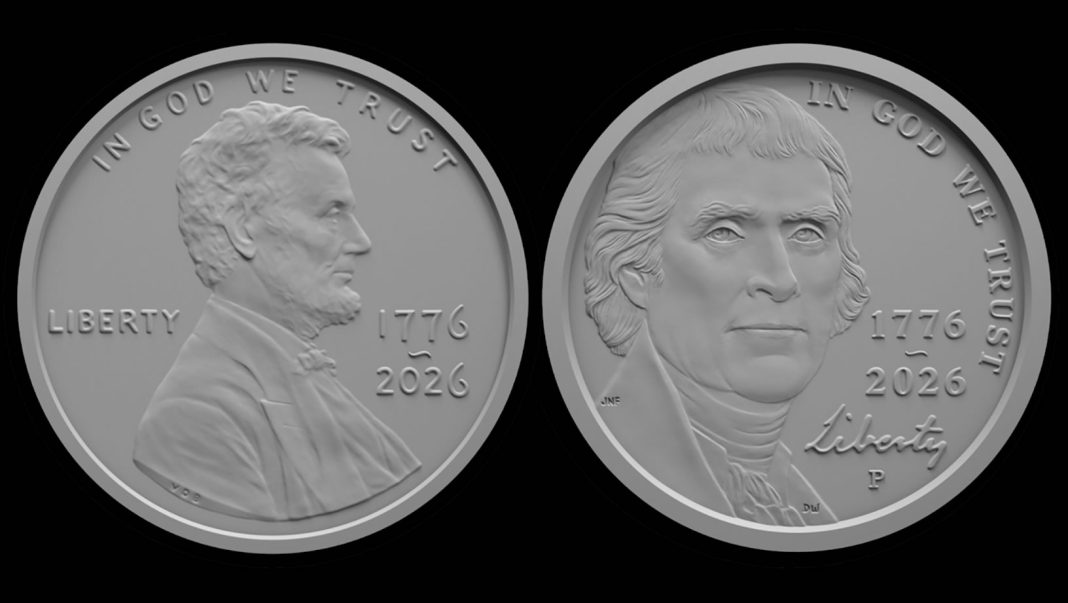 2026 Semiquincentennial Cent and Nickel Design Candidates