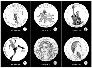 U.S. Mint 2025 American Liberty Candidate Designs Unveiled