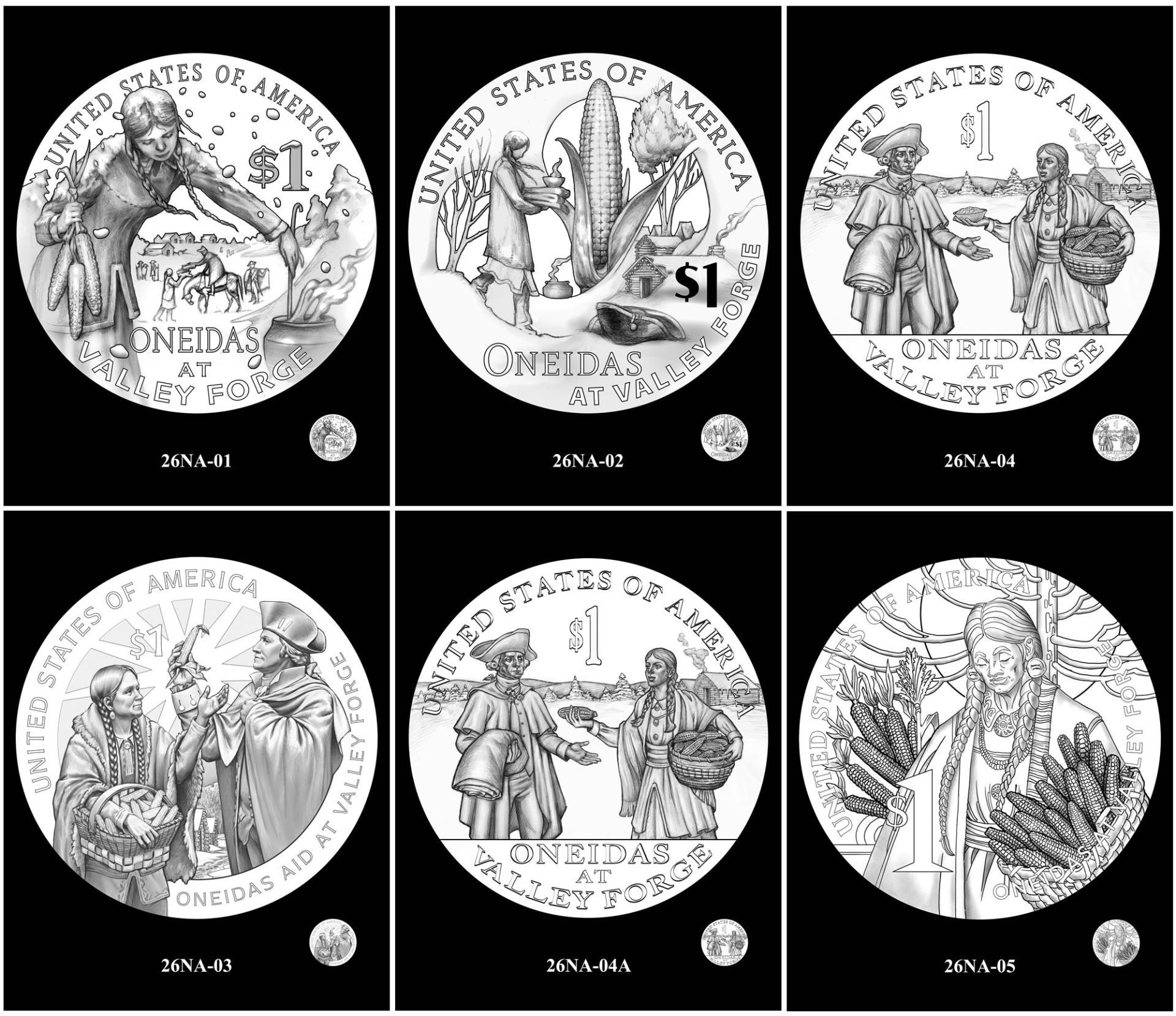 2026 Native American $1 Coin Candidate Designs Unveiled