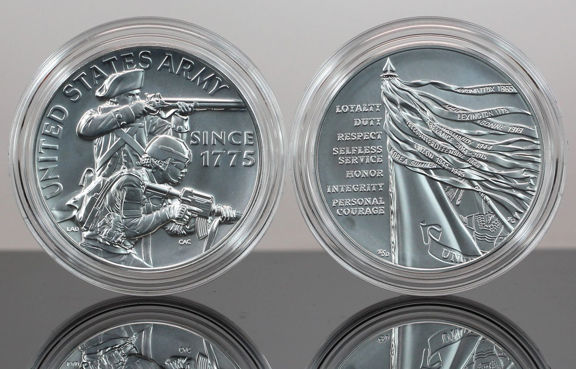 US Mint Sales: Army 1 oz Silver Medal Debuts | CoinNews