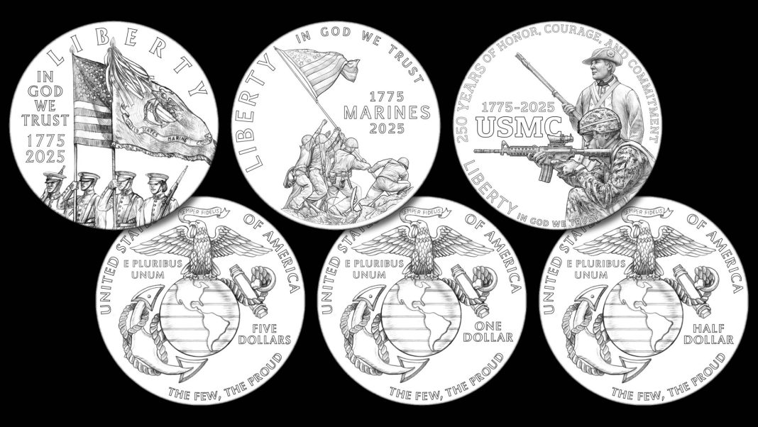 2025 Marine Corps 250th Anniversary Coin Designs Announced