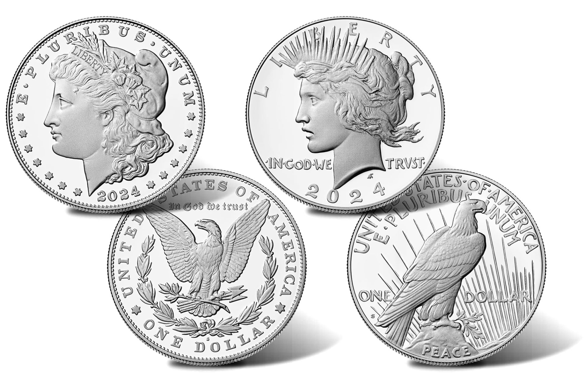 2024-S Proof Morgan and Peace Silver Dollars Ready for Release