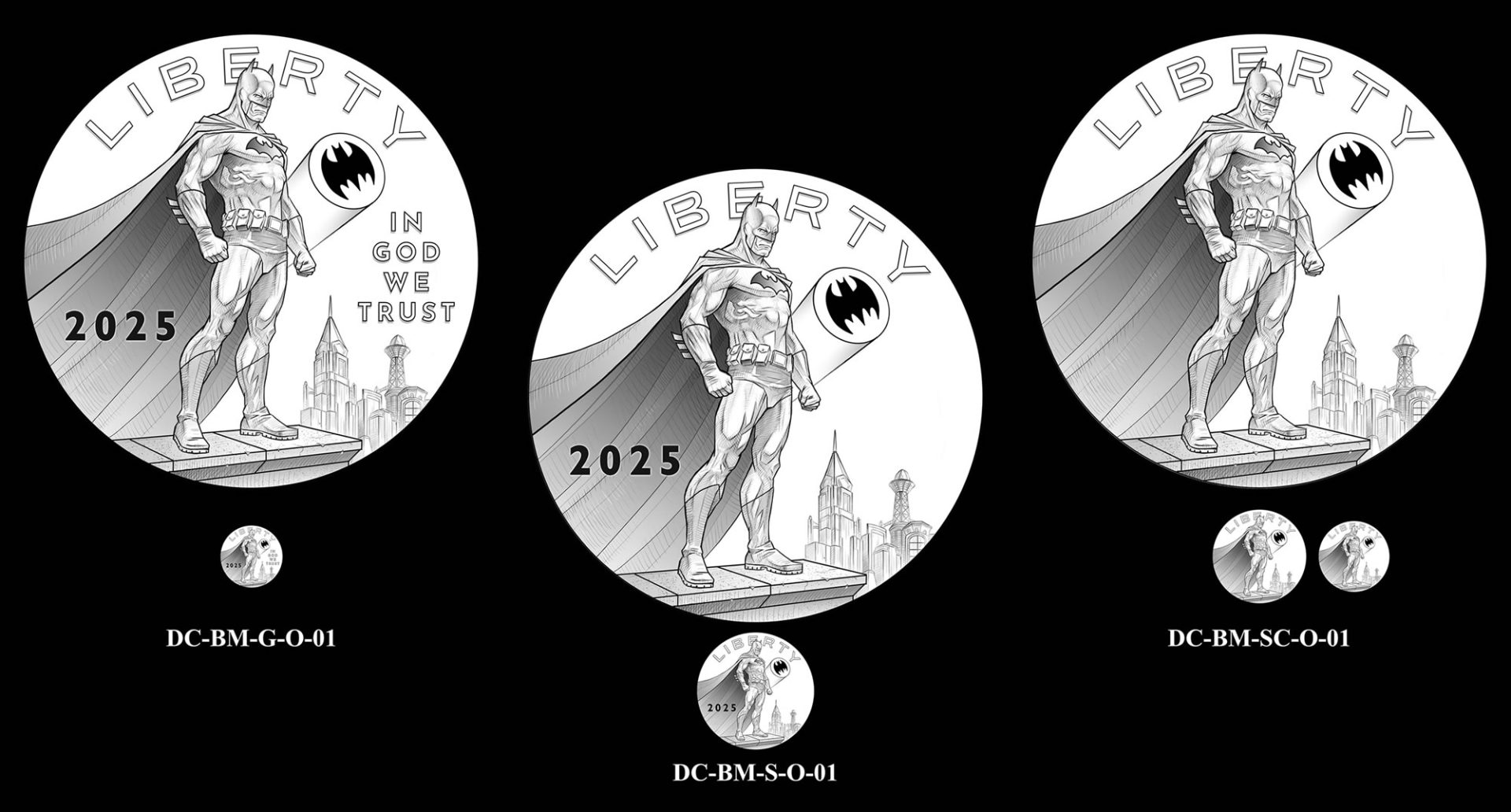 U.S. Mint 2025 Batman Coin and Medal Designs Recommended